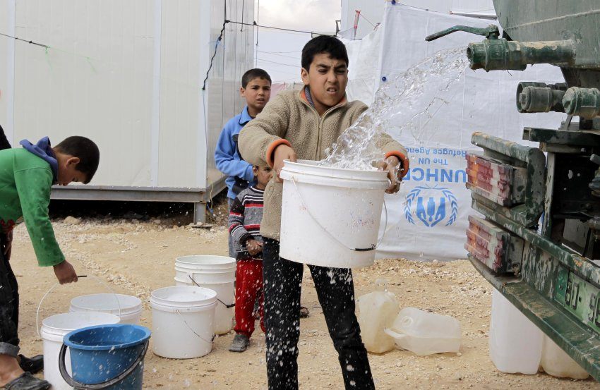 Water Crisis in Refugee Camps | EcoMENA